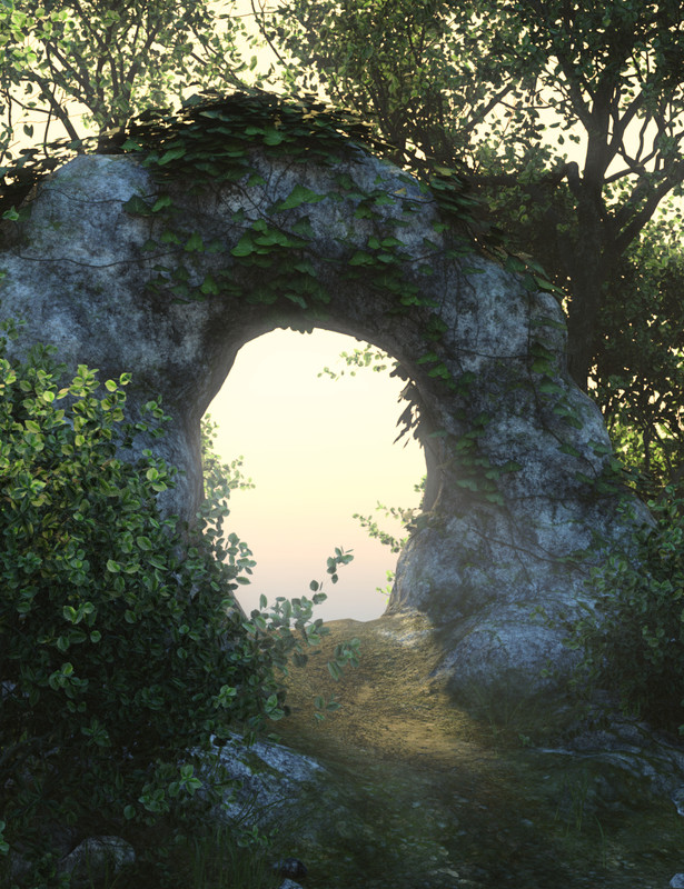 Forest Path Vignette 2026 - Free Daz 3D Models