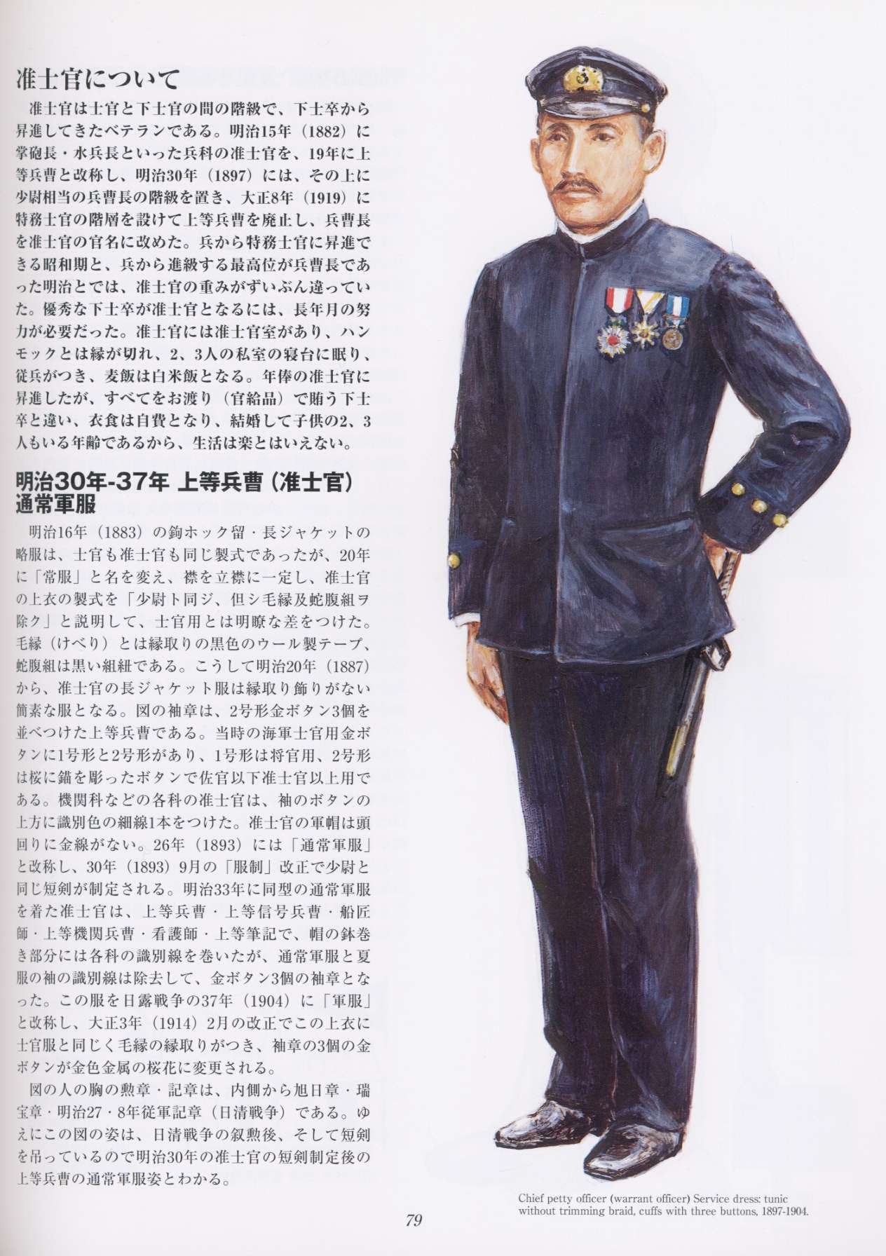 Uniforms of Japanese Navy 1867 1945 ???????? 079 — Postimages