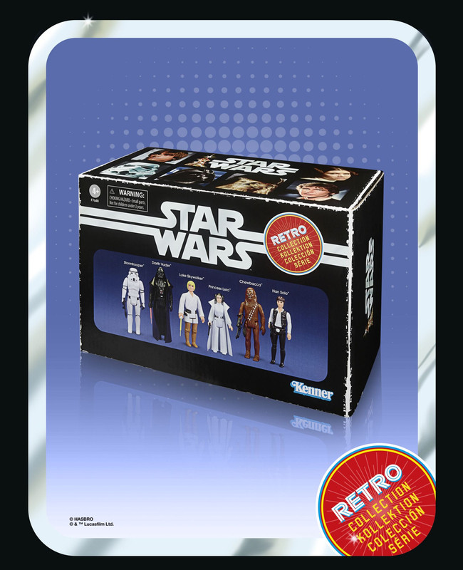 STAR WARS RETRO COLLECTION STAR WARS A NEW HOPE COLLECTIBLE MULTIPACK ...