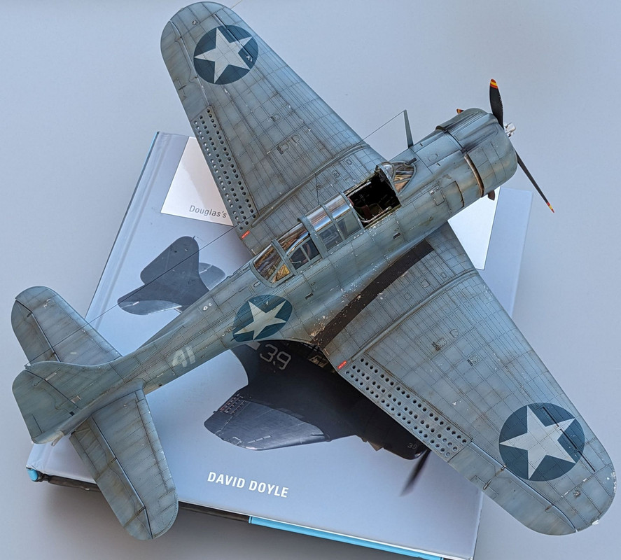 VMSB-233 SBD-3 Dauntless at Guadalcanal - Ready for Inspection - Large ...