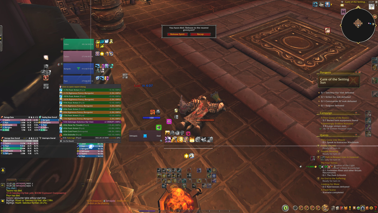 4.5 million damage taken by our Shaman in a heroic dungeon - WoW Remix: Mists of Pandaria ...