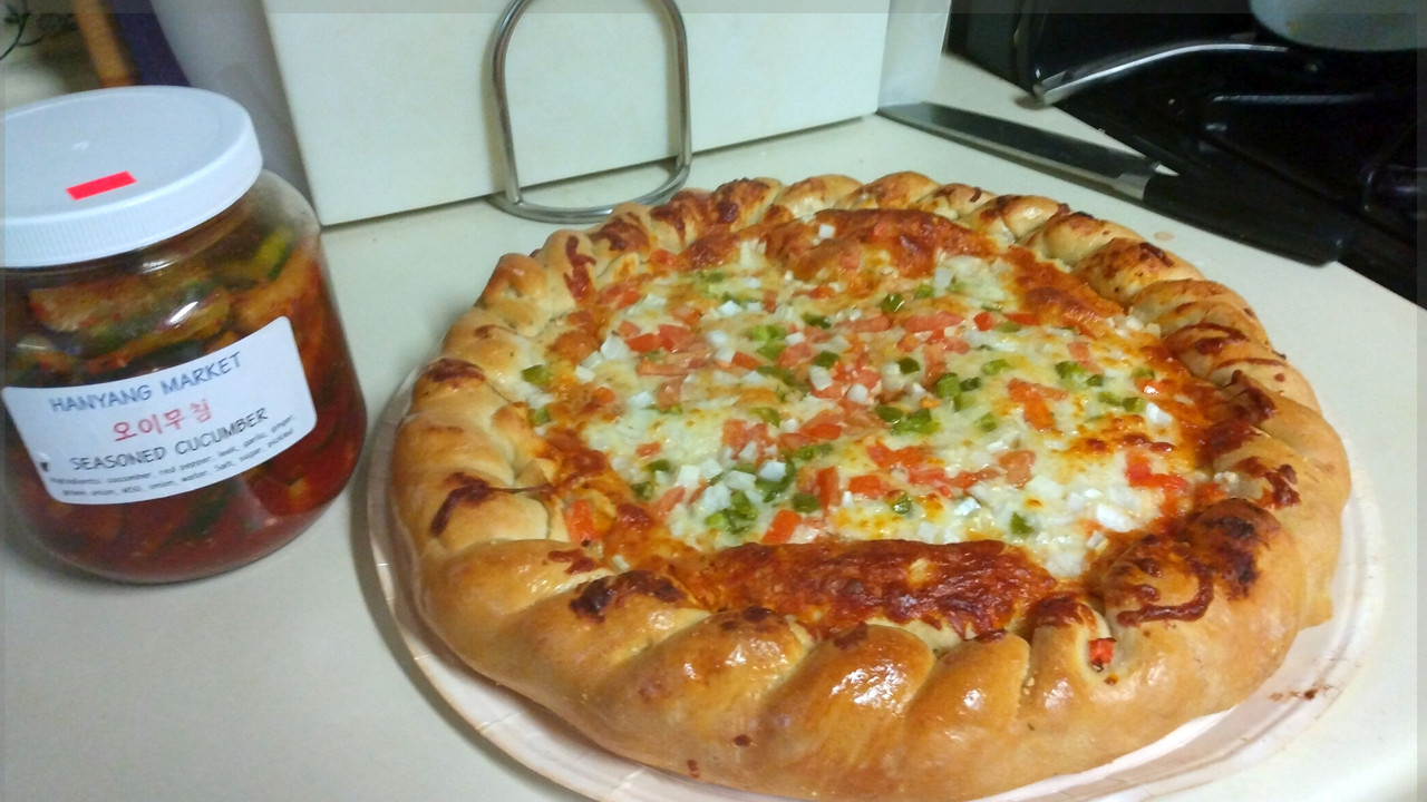 Pizza and Kimchi — Postimages