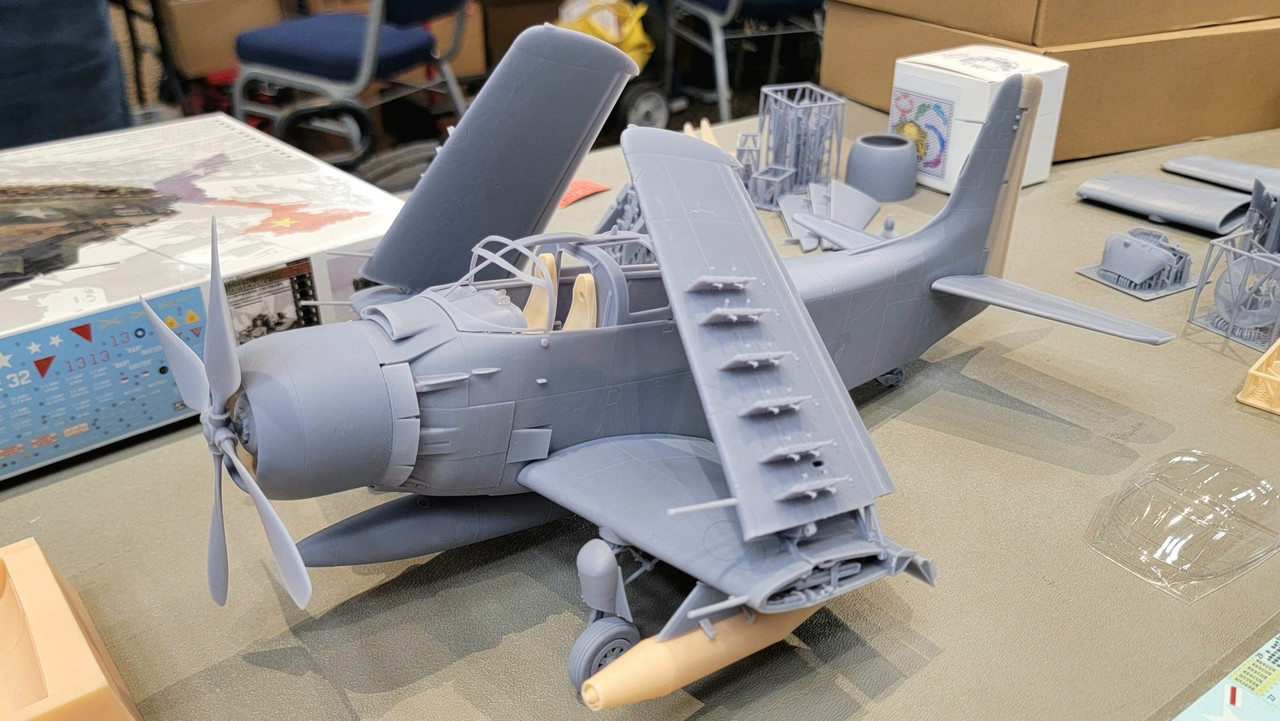 1/32 & 1/48 - Douglas AD-5/A-1E Skyraider 3D printed kits by TT ...