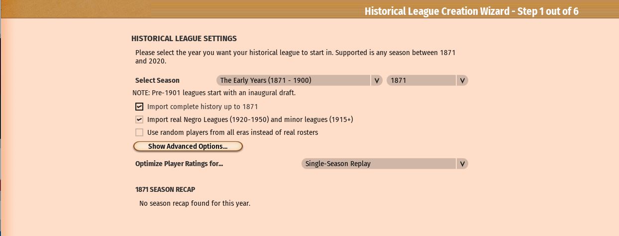 Historical Settings - OOTP Developments Forums