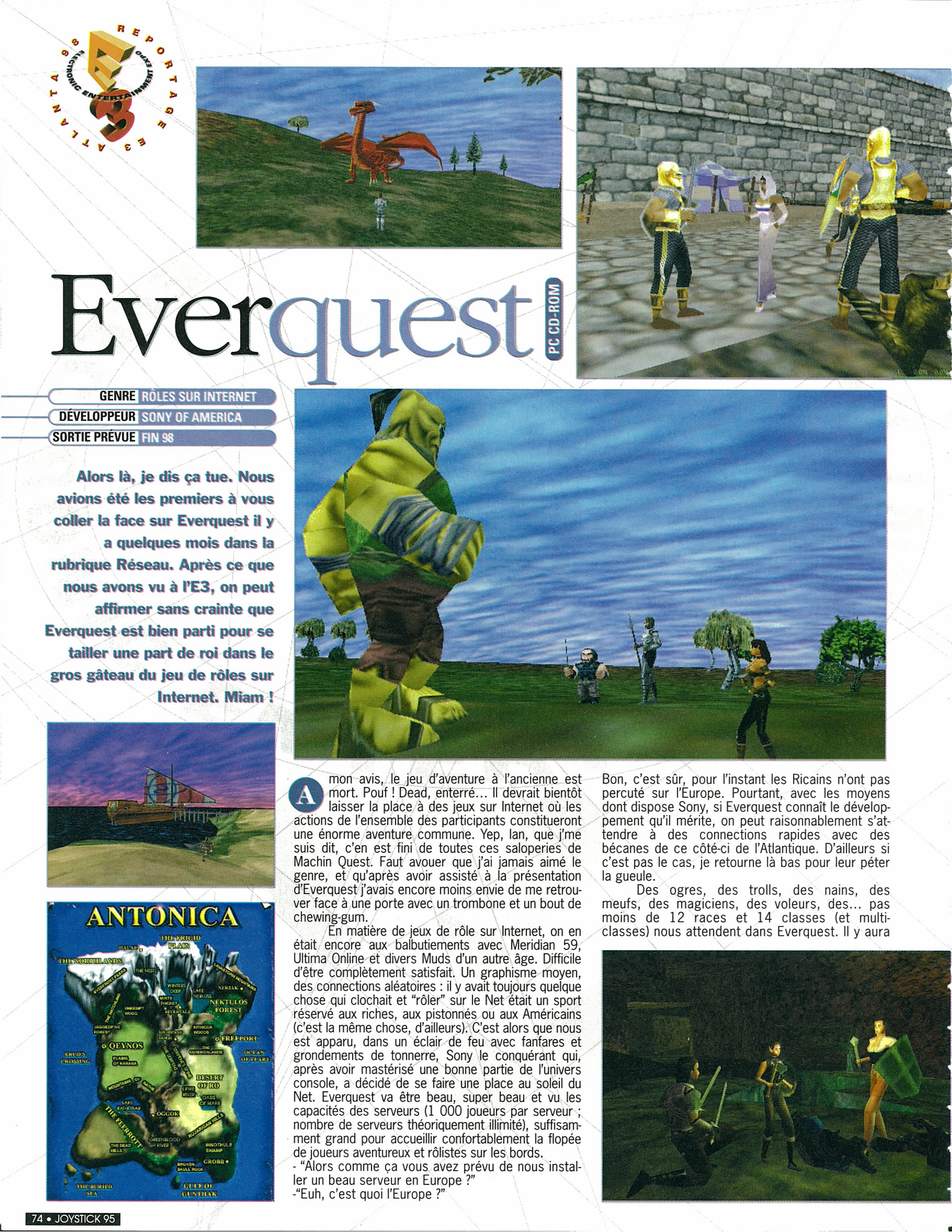 Old Magazine Article About Everquest From 1999 | EverQuest Forums