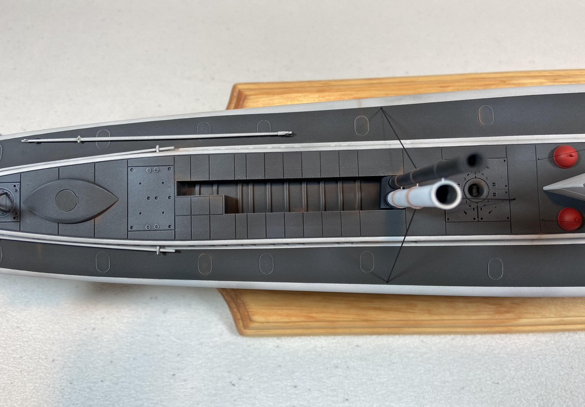 Finished Photos of Das Werks S.M. 1/72 U-9 German WW1 Submarine - Ready ...