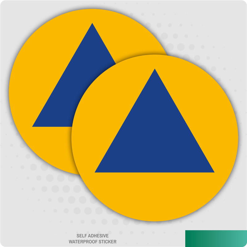 2 x Civil Defence Symbol Car Van Lorry Vinyl Self Adhesive Stickers | eBay