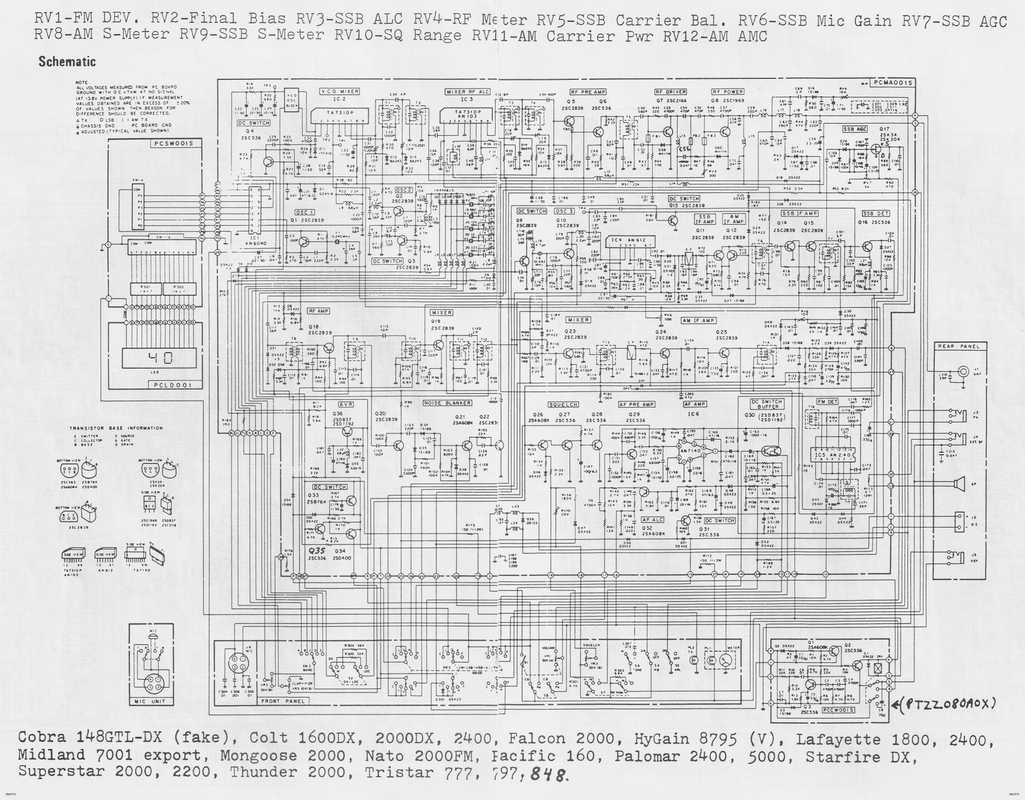 Schematic Diagram PCMA001 S — Postimages