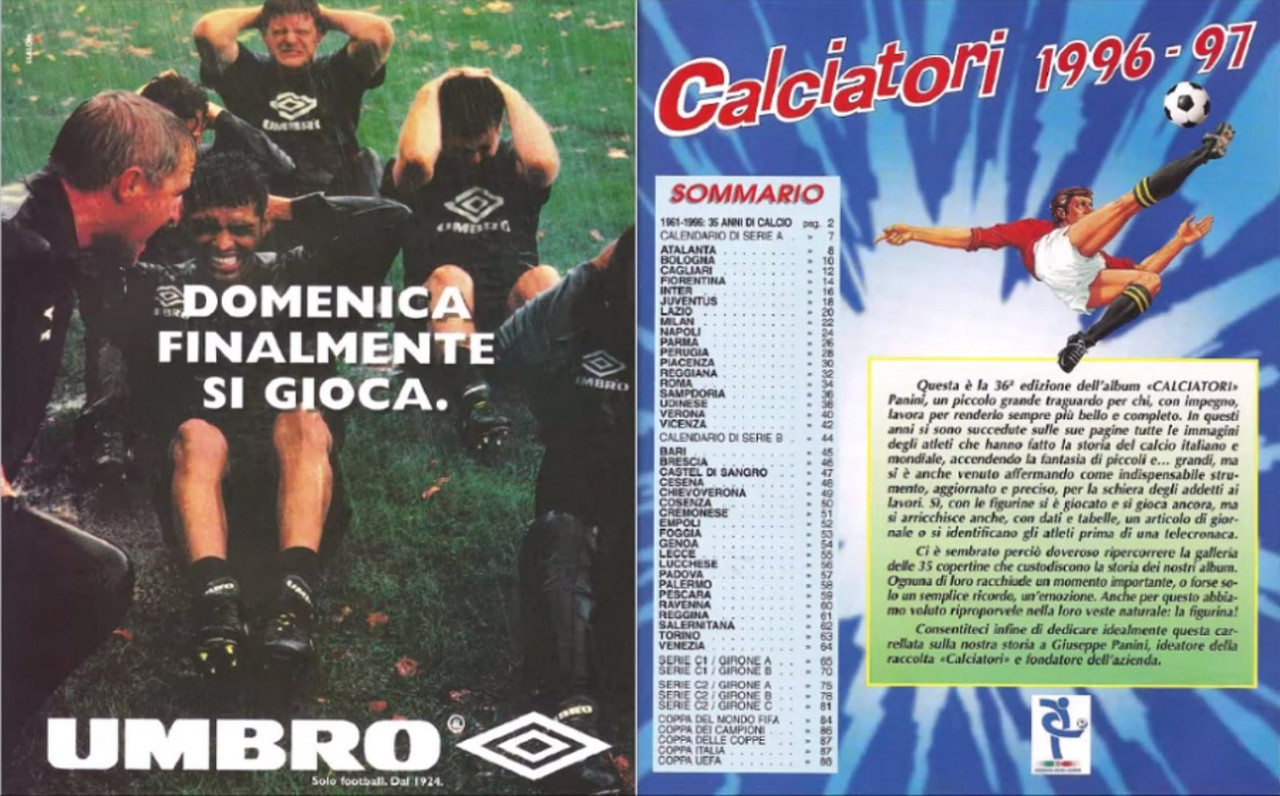 Calciatori panini 1996 97 02 — Postimages