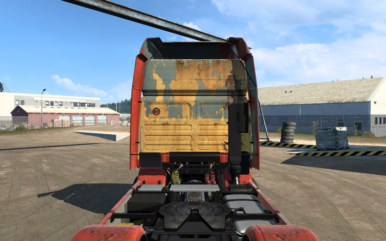 Rusty OLD skin FOr MAN F2000 - SCS Software