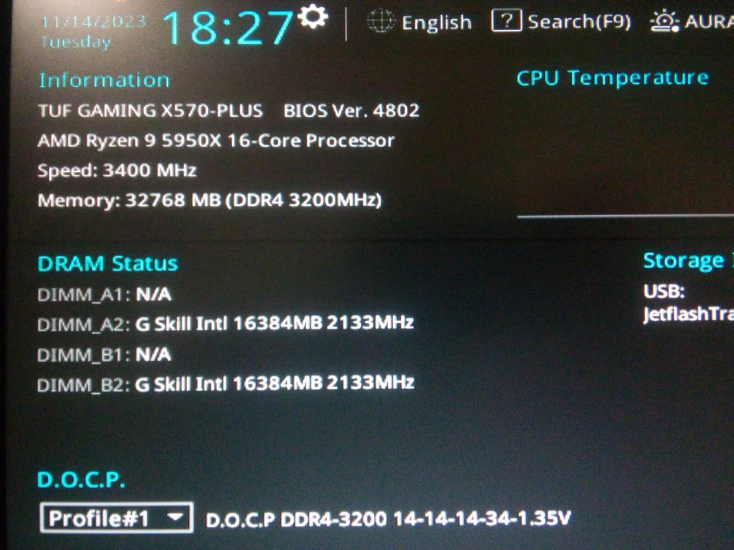 RAM DDR4 G Skill 32 G 3200 C14 Trident Z RGB BIOS — Postimages