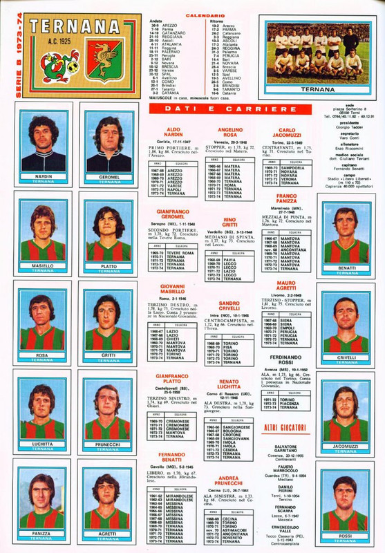 Album Calciatori 1973 1974 Panini 64 — Postimages