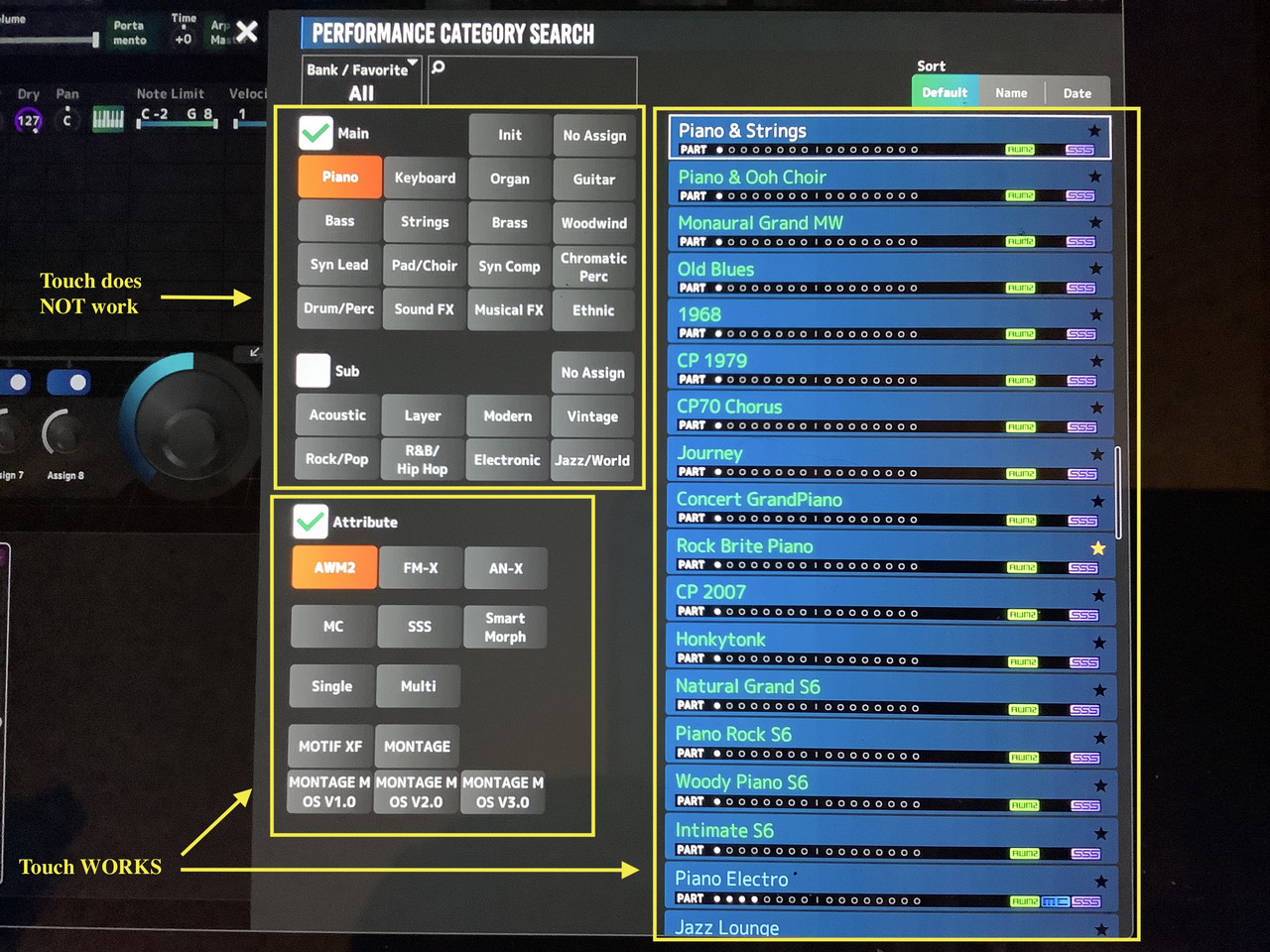 Using ESP with a touchscreen – MODX/MODX+/MODX M – Synth Forum