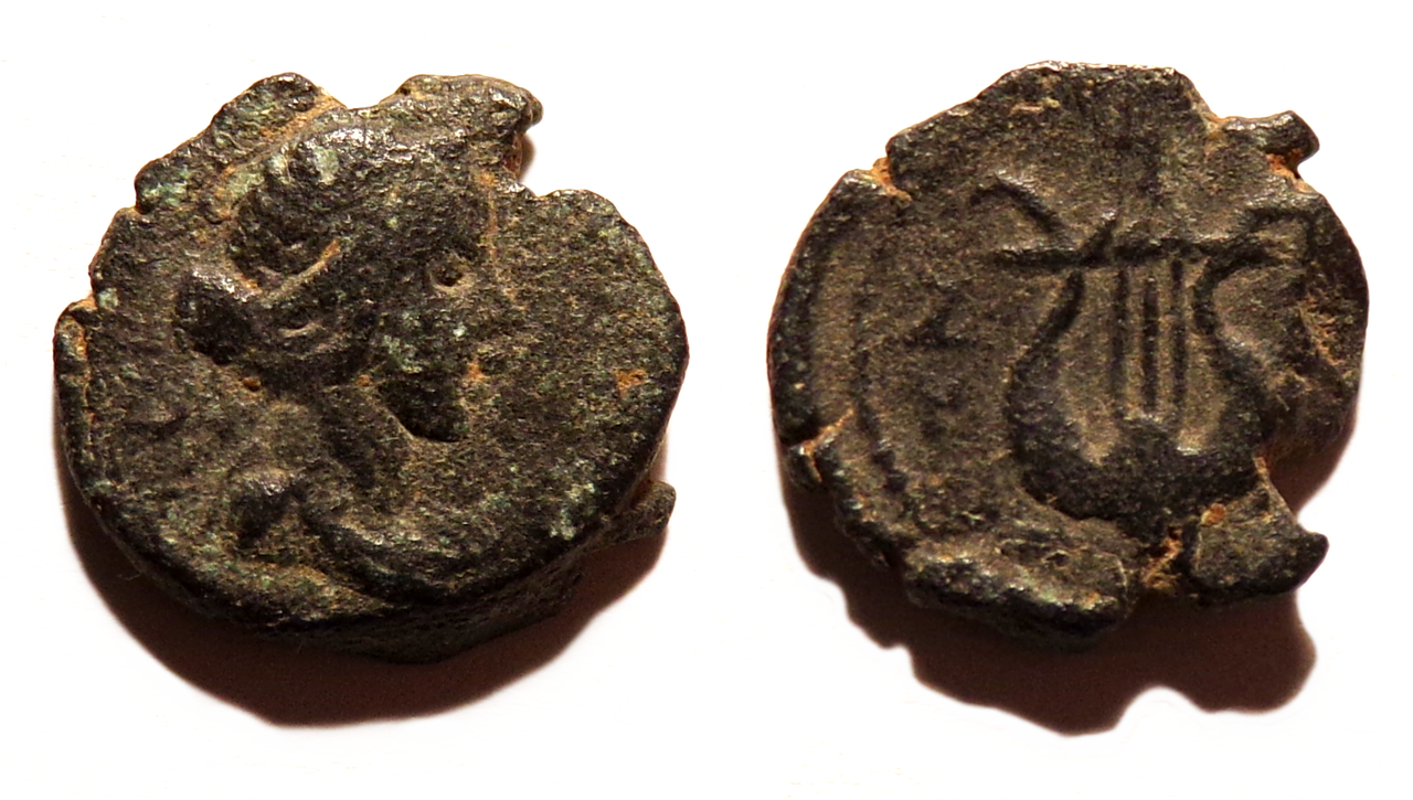 Greek coin 'Apollo/lyre'