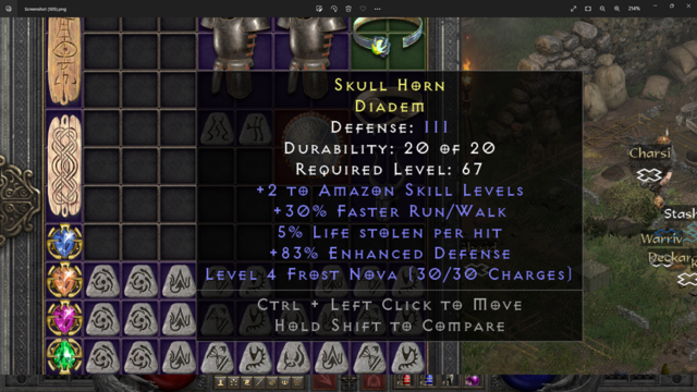 Gg Rare Bowazon Diadem For Trade!! - Topic - d2jsp