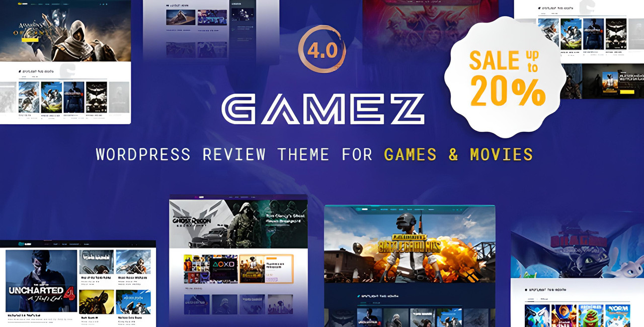 Gamez – Best WordPress Review Theme For Games, Movies And Music – Bliter GPL