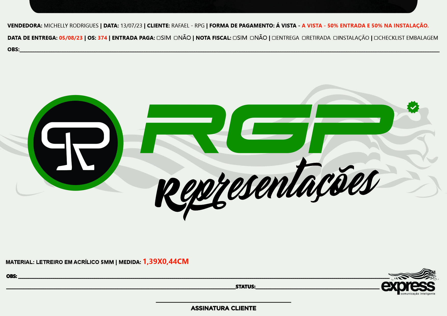 RGP REPRESENTAÇÕES BRIEFING — Postimages
