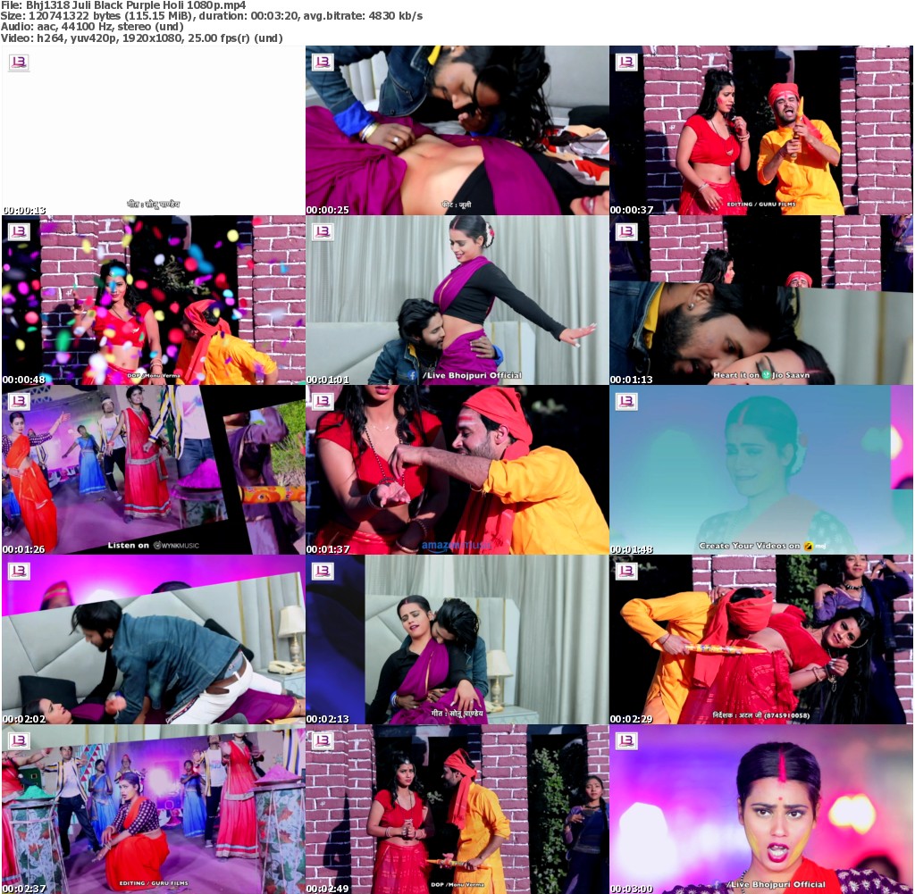 Bhj1318 Juli Black Purple Holi 1080p — Postimages