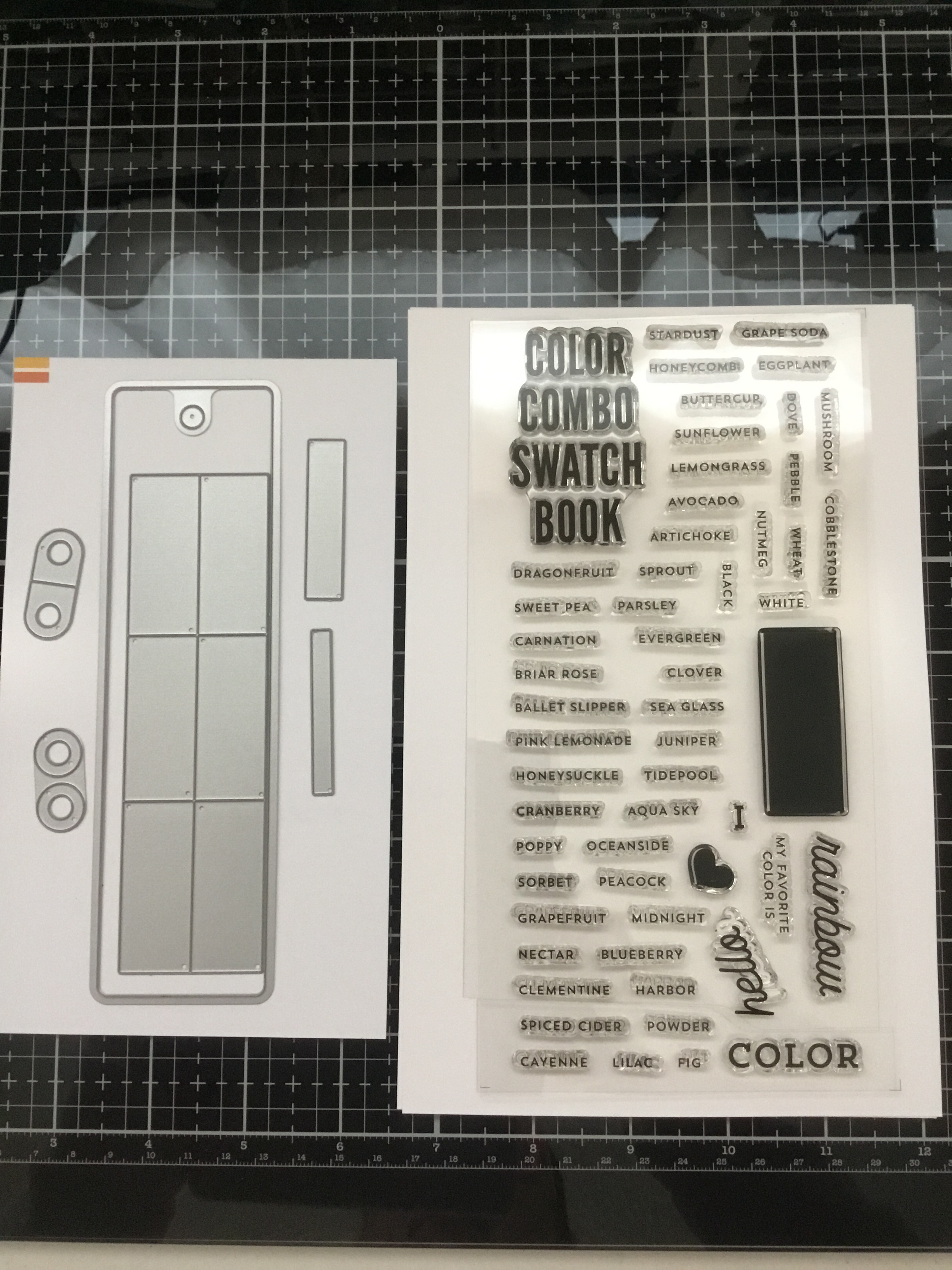 Swatch Book Stamps & Dies — Postimages