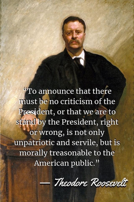 roosevelt criticism of president — Postimages