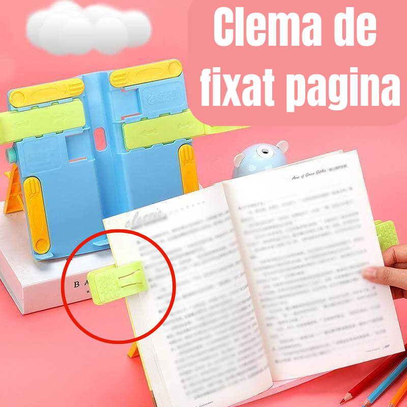 Suport Manuale Scolare, Teme cu Spatele Drept, Albastru - eMAG.ro