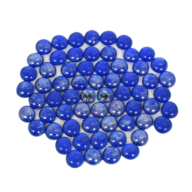 Marbles Stones Decorative Round Glass Pebble Gems Flat Nuggets For Home ...