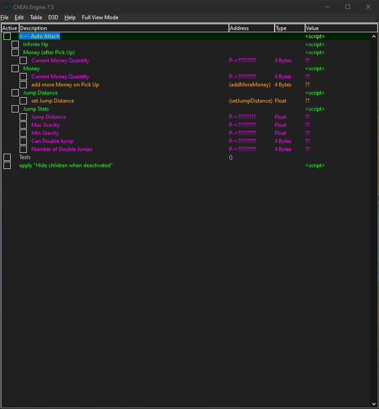 Flynn and Freckles Table - FearLess Cheat Engine