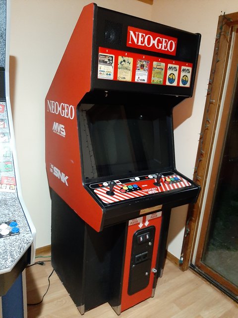 FS Game: - *SOLD 12 MVS game lot $650 --- *SOLD* Neo Geo Big Red Six Slot cab ---, ---*SOLD ...