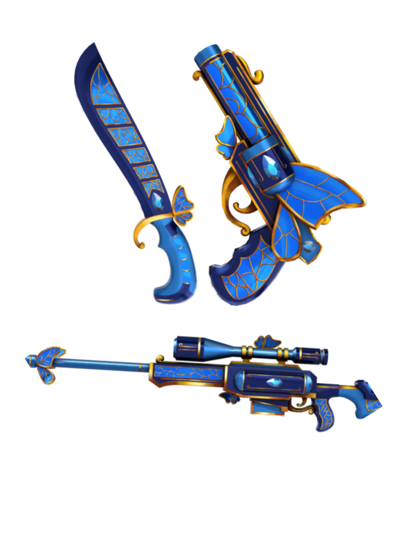 blue flutter bundle set - MVSD Item value - 123Demands