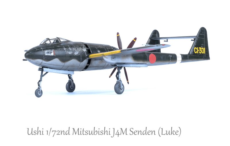 Ushi 1/72nd Mitsubishi J4M Senden 'Flashing Lightning' (Luke ...