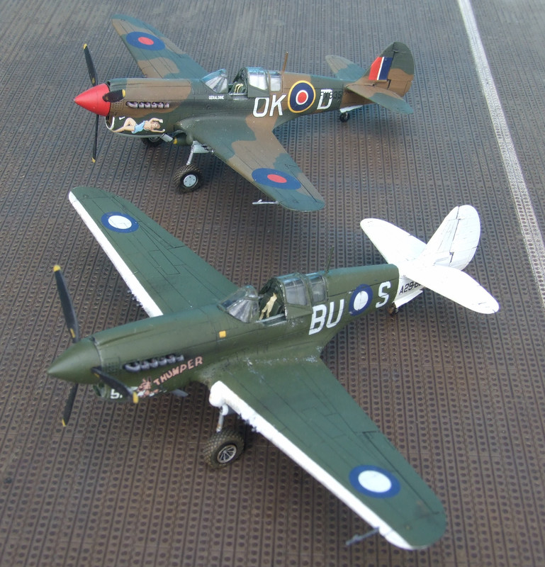 1/72nd Aussie Kittyhawk number 1,...... 80 Sqn. RAAF, South Pacific ...