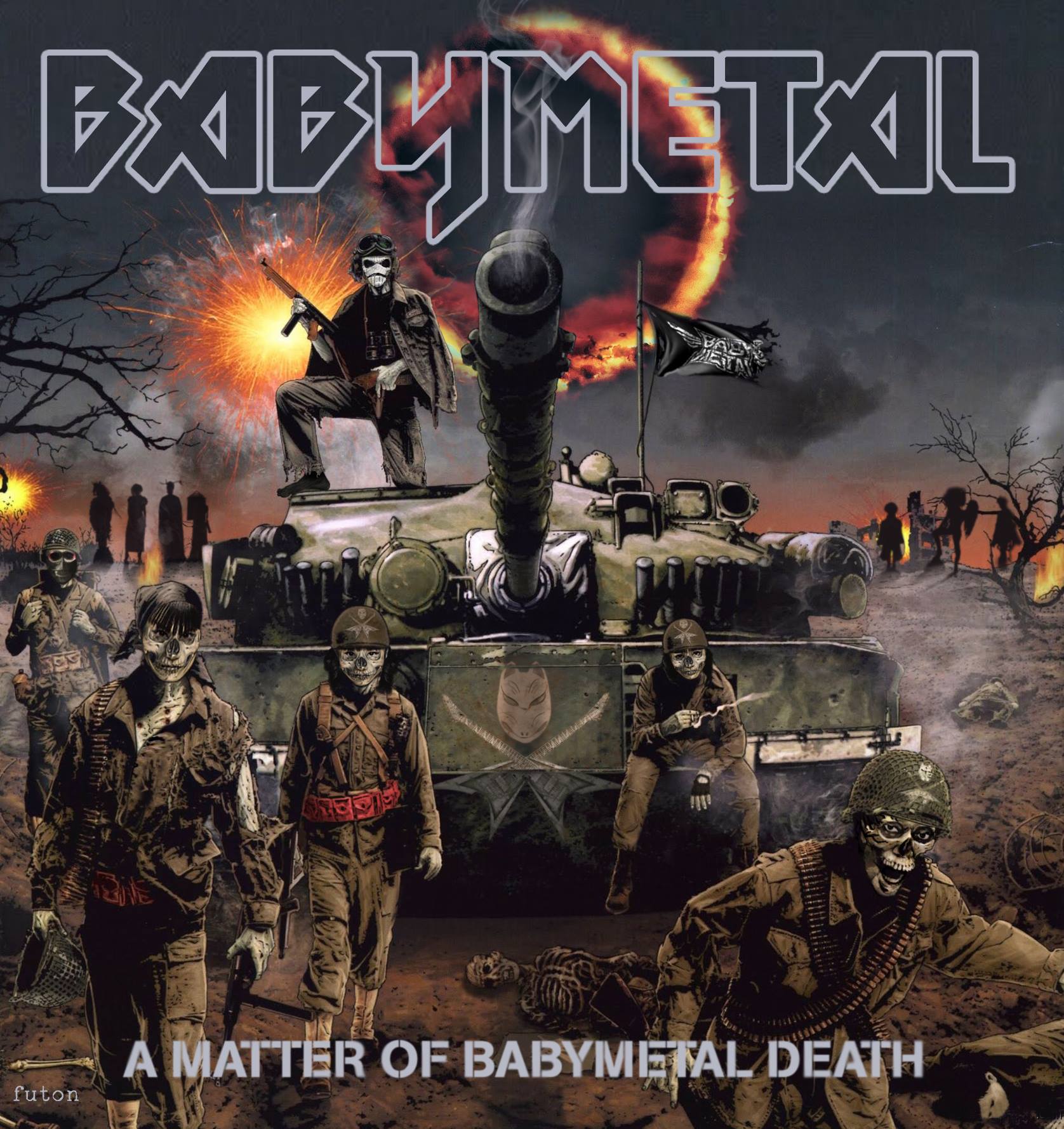 Motorhead Overnight Sensation album cover babymetalized, two versions. : ) : r/BABYMETAL