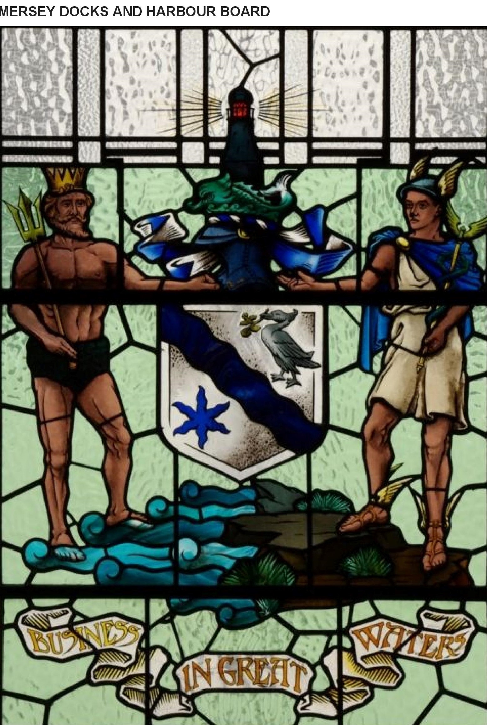 Mersey Docks and Harbour Board Coat of arms (crest) of Mersey — Postimages