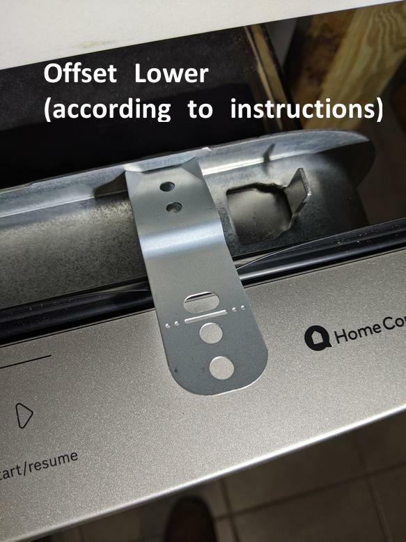 Bosch dishwasher mounting brackets | DIY Home Improvement Forum