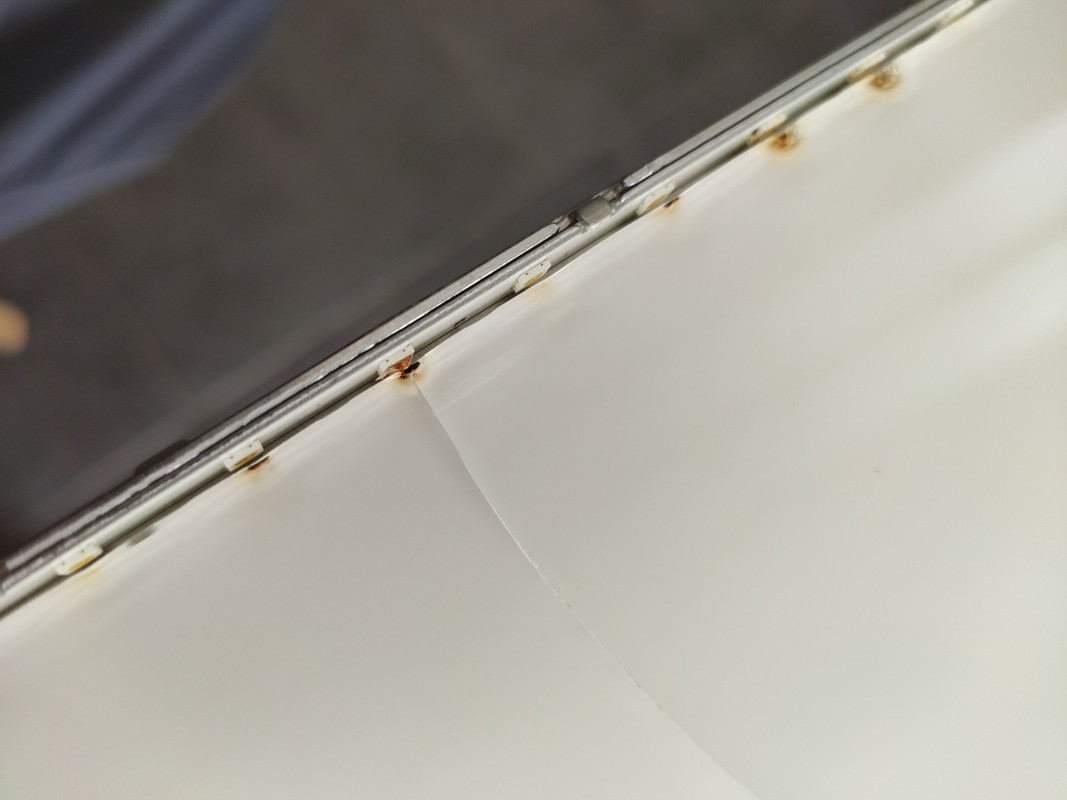 ue65mu8000 UHD. This white mark appeared last week and I'm not sure ...