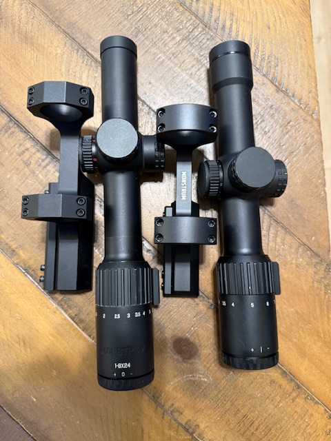 WTS Monstrum 1-8x24- Monstrum Banshee 3-9x40 With Vortex and Monstrum ...