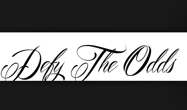 Against All Odds Tattoo Font