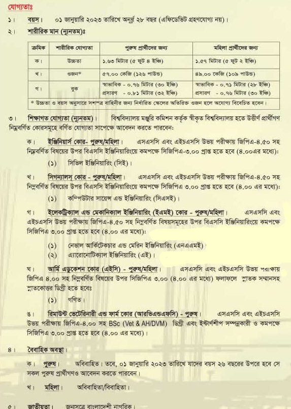 Bangladesh ARMY Job Circular 2022- joinbangladesharmy.army.mil.bd