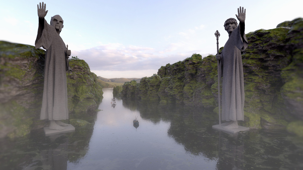 The Gates Of Argonath - Free Daz 3D Models