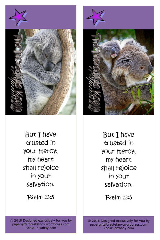 PGFE Koala Bookmark 4x6 — Postimages