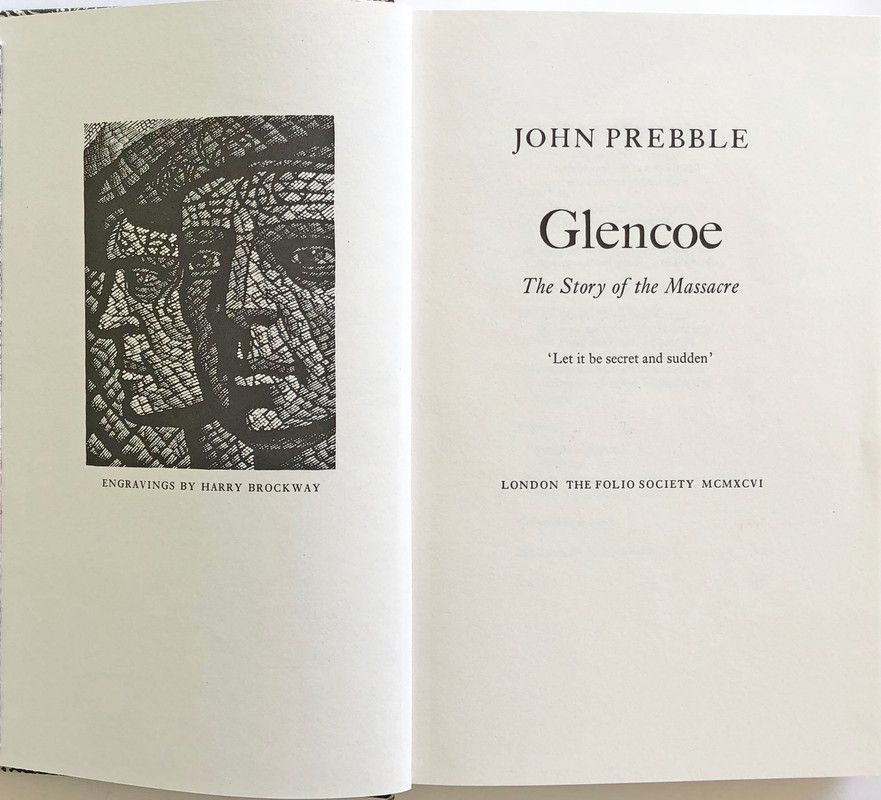 Folio Archives 99: Glencoe & Culloden by John Prebble 1996 | Folio ...