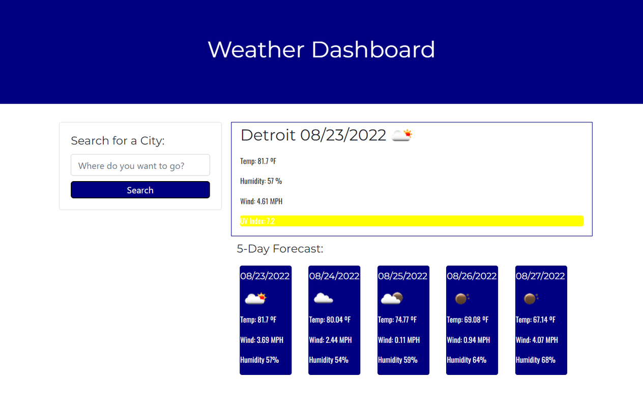 GitHub - drewrvaz/what-is-the-weather: An application that utilizes the Open Weather Map API to ...