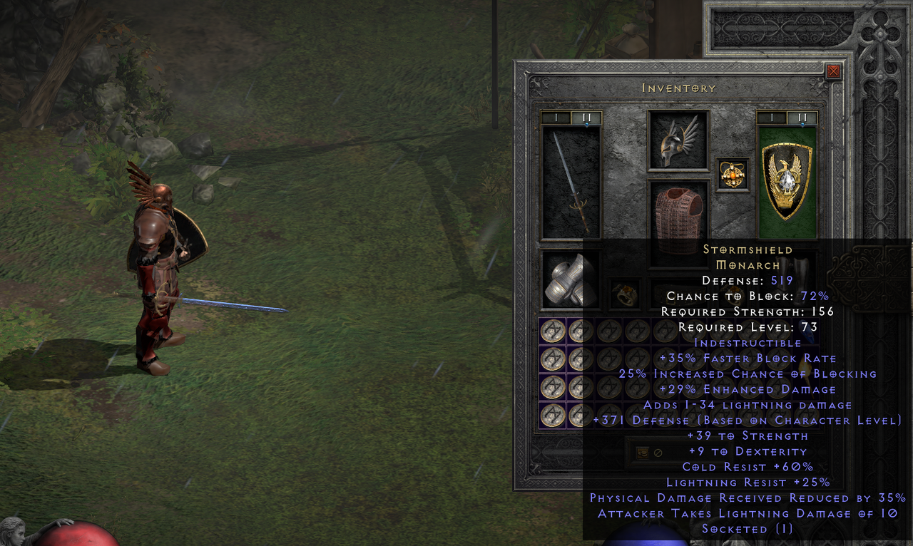 Perfect Stormshield With Super Good Stats Jew - Topic - d2jsp