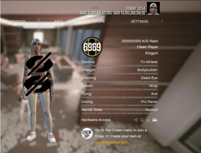 Buy ⨂ Epic GTA 5 Modded Account | Level 6969 | $5 Trillion | 45 Modded Cars | Bunker + Casino ...