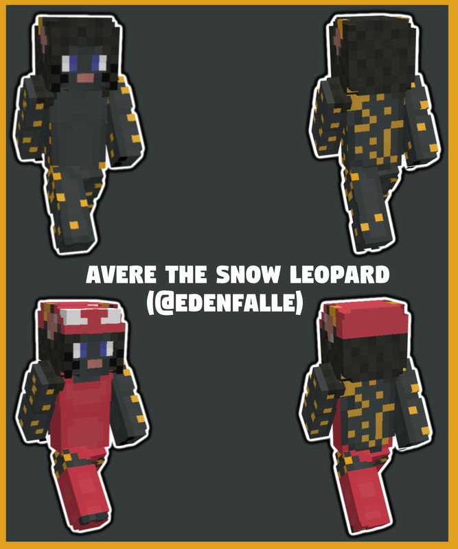 Avere The Snow Leopard | @EdenFalle (Commission) Minecraft Skin