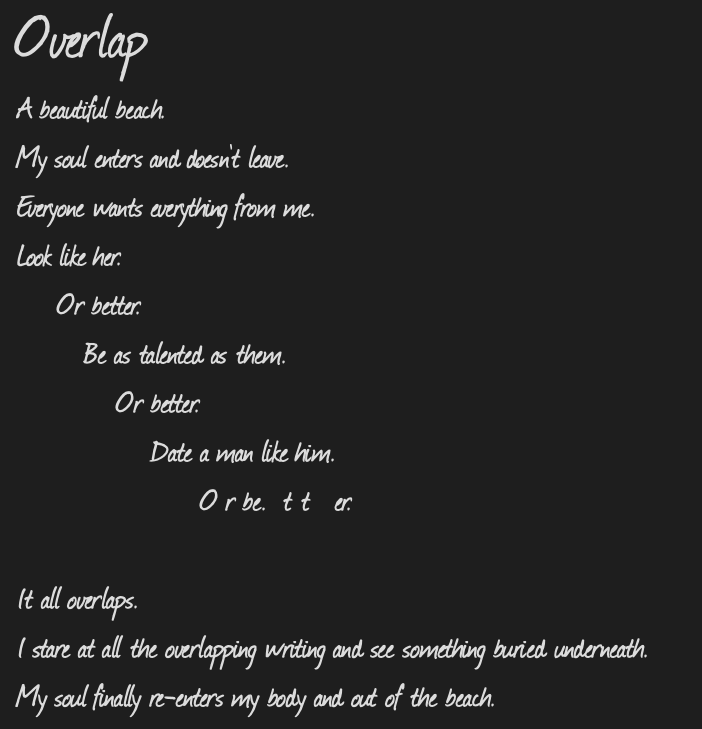 Overlapping writing - Chapter 5 - Crimsalwaysawake - Doki Doki ...