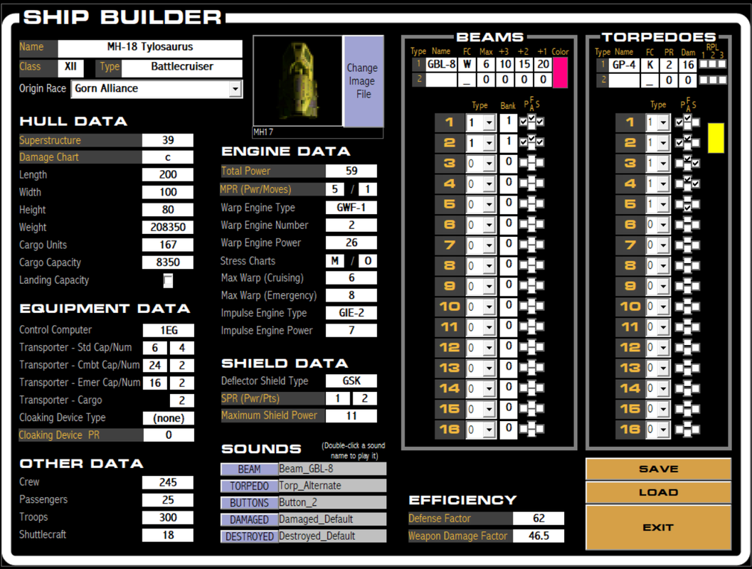 Gorn MH 18 Tylosaurus Class Battlecruiser — Postimages