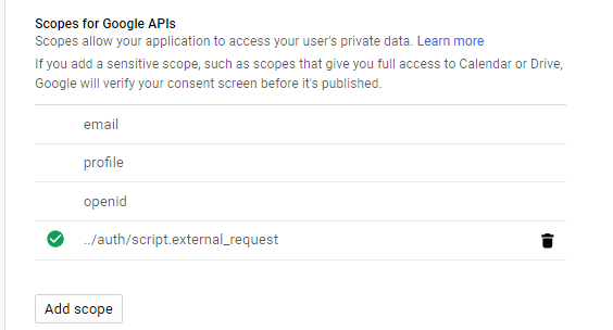 Google Data Studio connector - "your app isn't verified", but OAuth connector is? - Stack Overflow