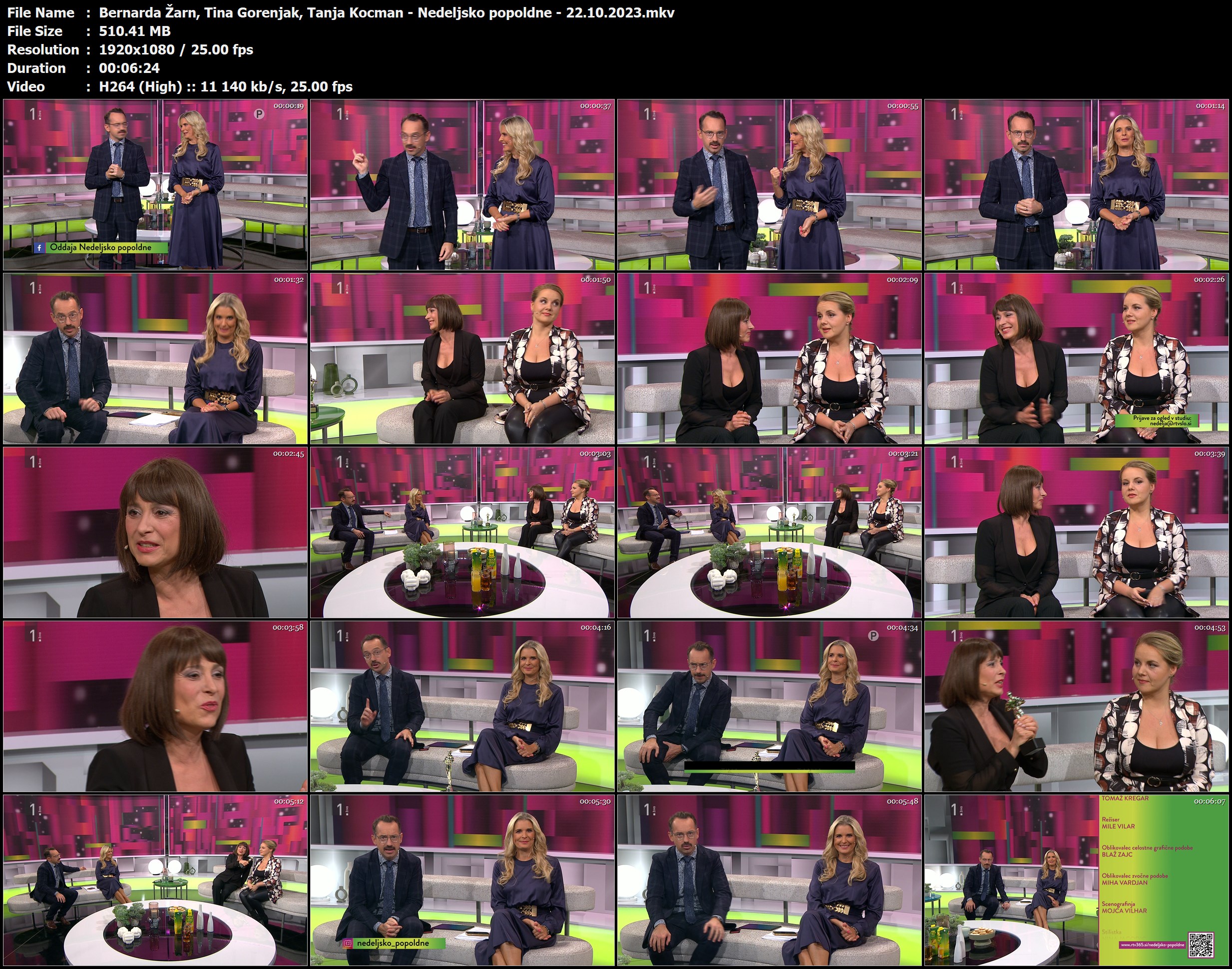 Bernarda Žarn, Tina Gorenjak, Tanja Kocman Nedeljsko popoldne 22 10 2023 — Postimages