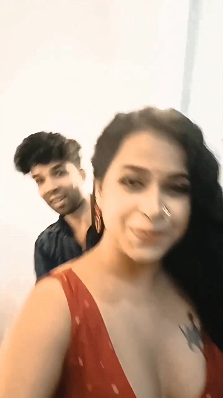 Sadhika Venugopal Hot Big Breasts, Deep Big Navel during Photoshoot mp4 snapshot 00 23 234 ...